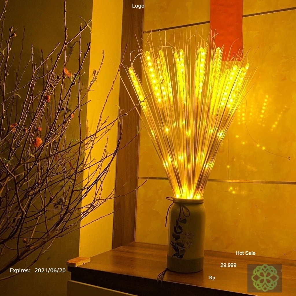 Đèn Led Bông Lúa 15 Bông - Bó 15 Bông Đèn Led Thờ Bông Lúa | Shopee ...