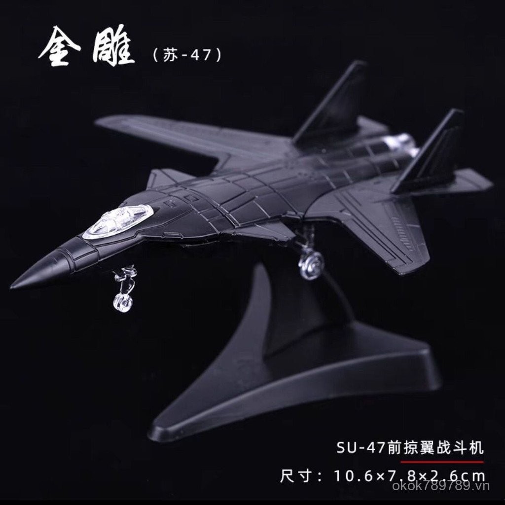 Sản phẩm mới Kim điêu khắc Su 47 máy bay SU47 mô hình lắp ráp 4d Nga đồ chơi trẻ em mô hình máy ...