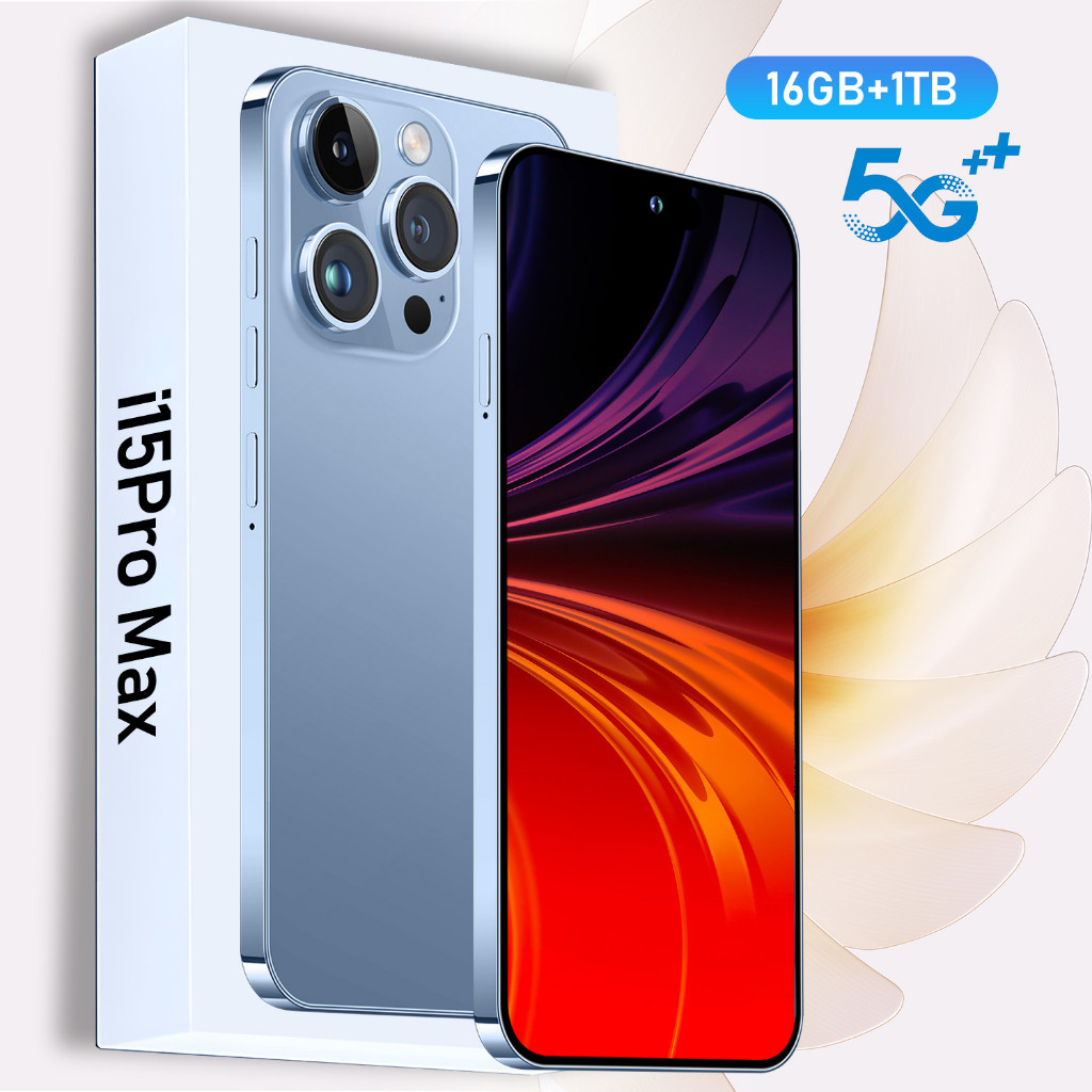 Bộ nhớ lớn nguyên bản i15Pro max Màn hình 7,5 inch, pin 7000mAh 16G ...