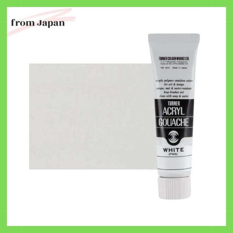 Turner Color Acrylic Gouache White AG040001 40ml (No.9) | Shopee Việt Nam