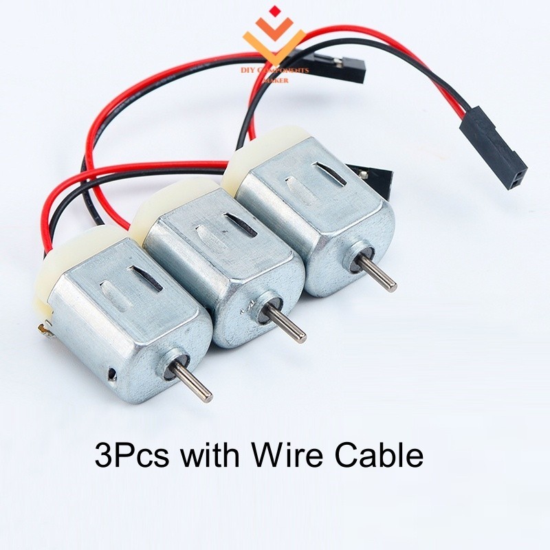 3 Mini 130 DC Động Cơ DIY Đồ Chơi Điện Nhỏ Động Cơ DC 3V 6V Điện Áp ...