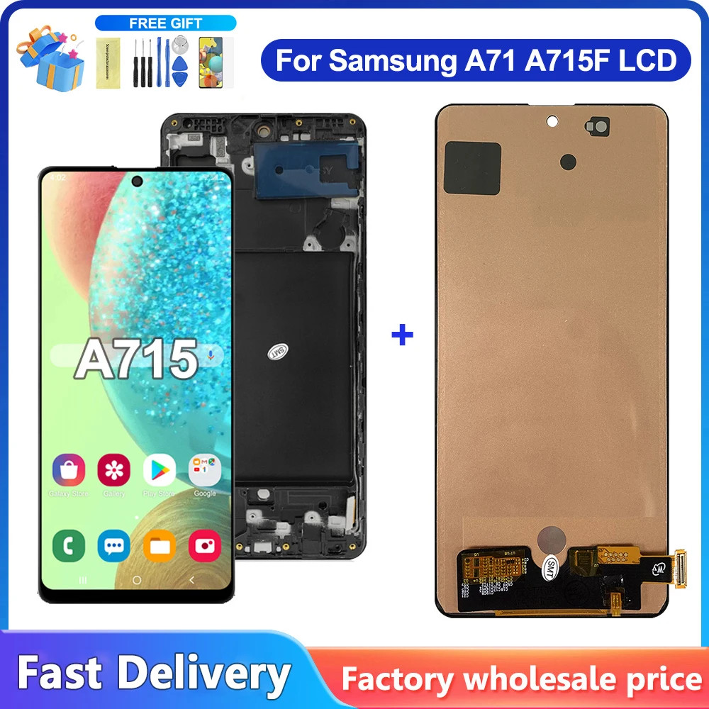 Dành Cho Samsung A71 A715 Màn Hình Hiển Thị LCD Bộ Số Hóa Cảm Ứng Thay ...