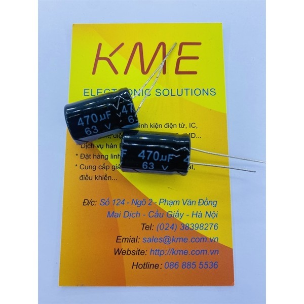 Tụ hóa 470uF 63V 13x21mm (Cái) | Shopee Việt Nam