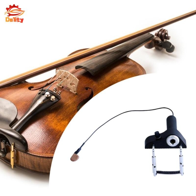 Piezo Contact Pickup có cáp Dễ dàng lắp đặt Di động, Xe bán tải Violin ...