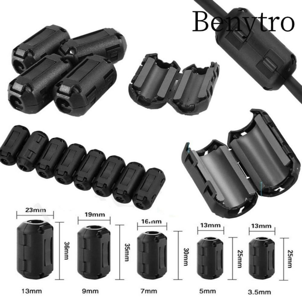 Kẹp hạt Ferrite lõi vòng BENYTRO, Loại chụp cuộn dây chống nhiễu EMI ...