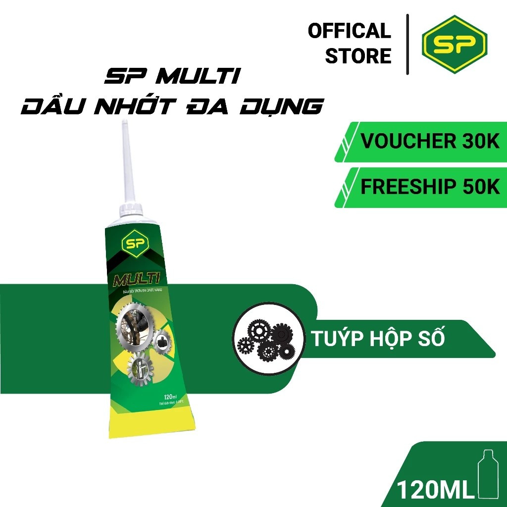 Dầu bôi trơn máy móc đa năng SP MULTI - SAIGON PETRO - Dành cho máy may, ổ khóa, quạt điện, máy ...