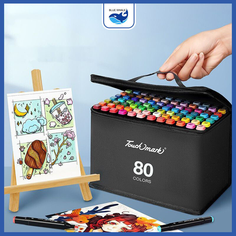Set 24/36/48/80 Bút Màu 2 Đầu, Bút Màu Dạ Dành Cho Học SInh, Sinh Viên ...