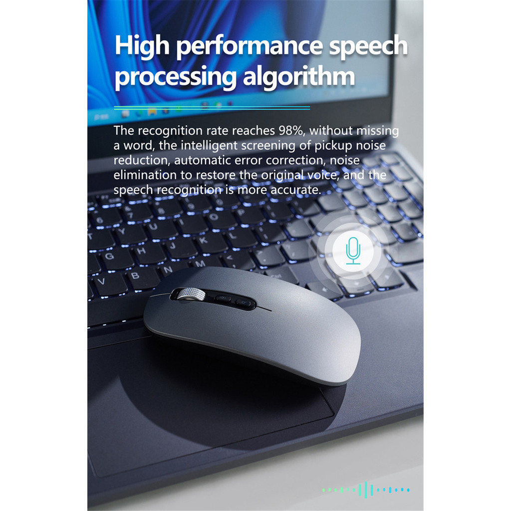 Ai Smart Voice Mouse Speech to Text Mouse Chuột Bluetooth không dây 2 ...