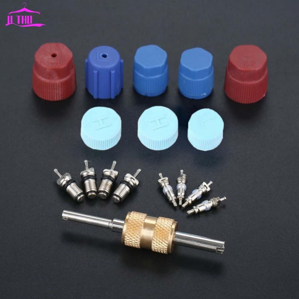 【UTHU】Car A/C Cap Kit A/C System Air Conditioning Primary Seal R134A ...