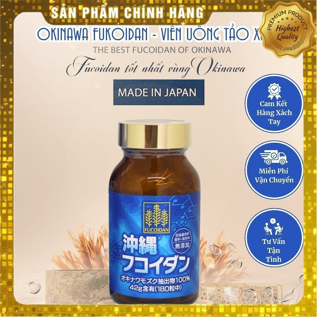 [CHÍNH HÃNG]Okinawa Fucoidan Viên uống tảo Hỗ Trợ Phòng Ngừa Ung Thư ...
