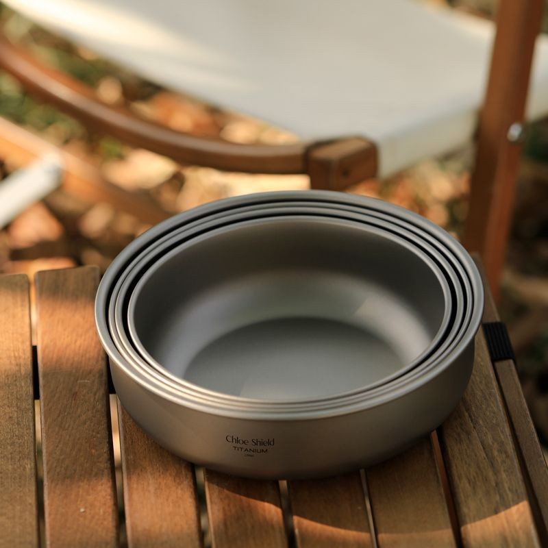 Bát Titan Nguyên Chất 80510 Kodun Ngoài Trời Titan Bát Cắm Trại Bộ Đồ ...