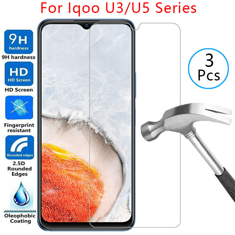 Ốp lưng cho vivo iqoo u3 u3x u5 u5x u5e nắp kính cường lực bảo vệ màn hình trên iqoou3 iqoou5 x ...