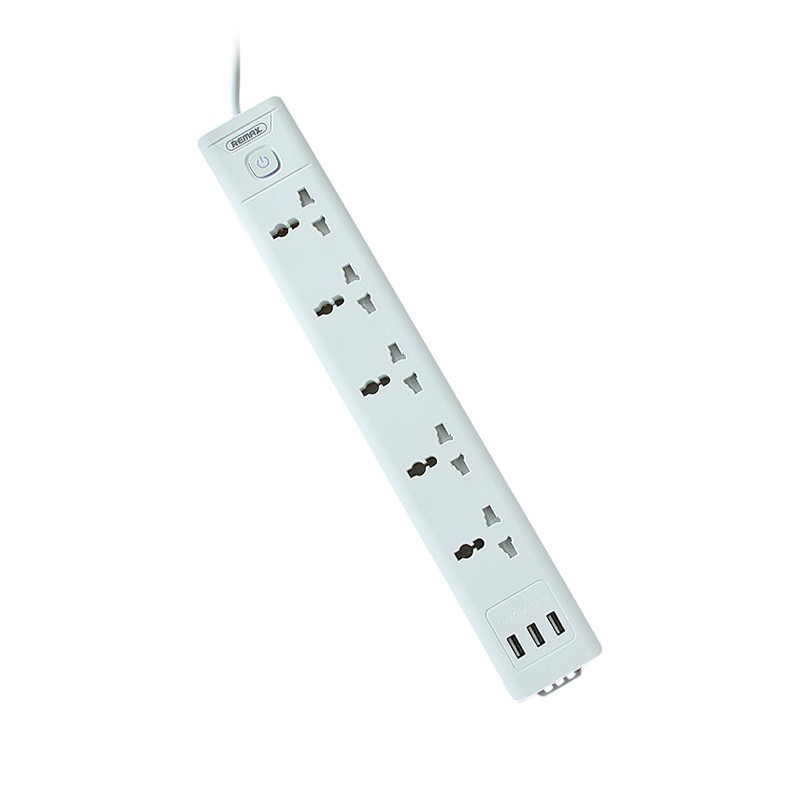 Ổ cắm điện đa năng 5 ổ cắm + 3 USB Remax RV-05 | Shopee Việt Nam