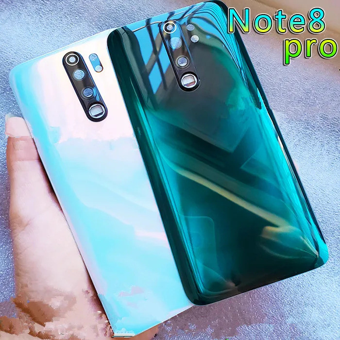 Vỏ Note8Pro cho Xiaomi Redmi Note 8 Pro 6.53" Kính Nắp lưng pin Sửa chữa Thay thế Cửa điện thoại ...