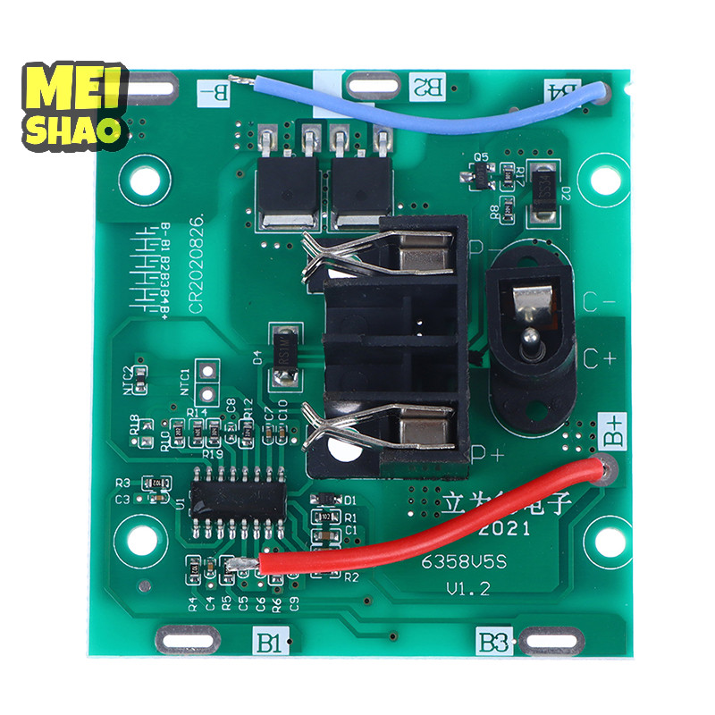 Meishao 5s Bms 21V 20A Li-Ion Lithium Pack 3.7v PCBA 2Mos Tay Điện Phụ ...