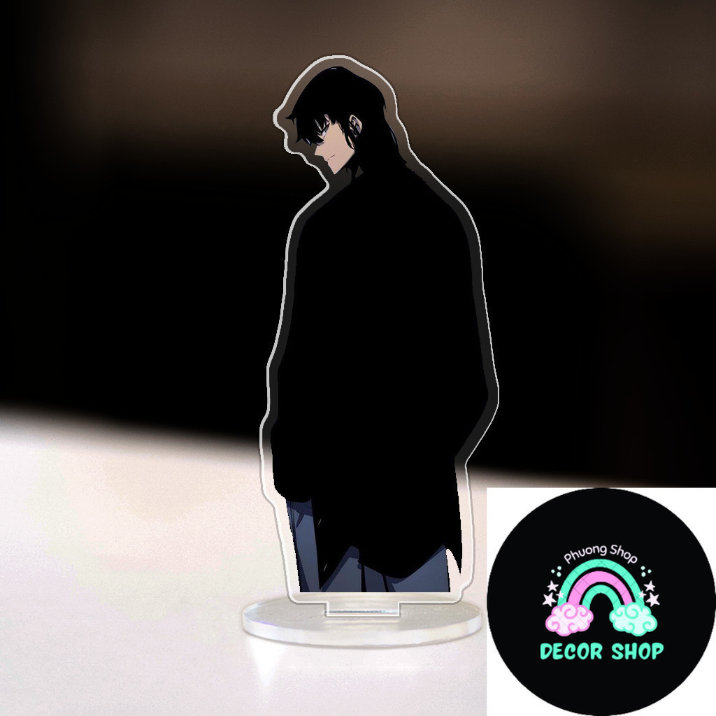 Mô hình Standee Chỉ mình tôi thăng cấp Anime Manga Solo Leveling Sung ...