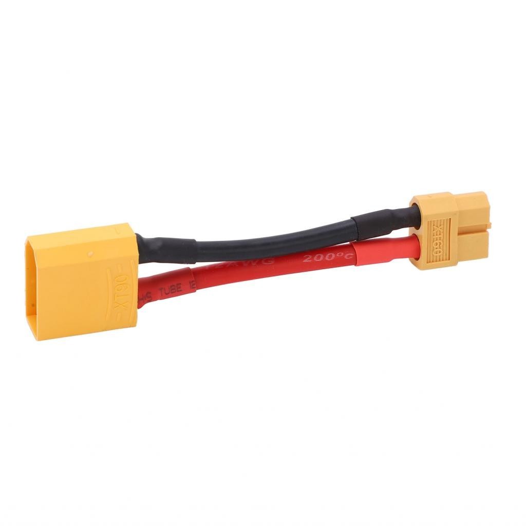 Chaoyangmall XT60 Female To XT90 Male Connector 12AWG High Bending RC ...