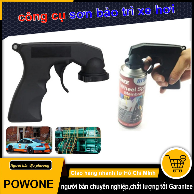 POWONE Xe hơi xịt sơn tay cầm xịt nắm tay nắm chặt kích hoạt sơn đánh ...
