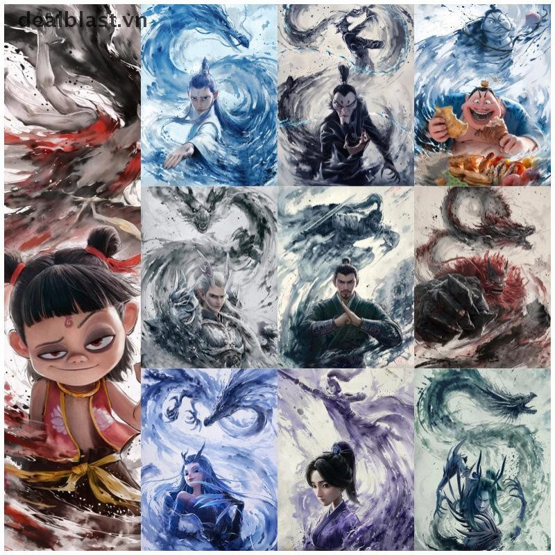 [Sk] Phim Nezha Anime Dễ Thương Ngoại Vi Nhân Vật Bìa Series Poster HD ...