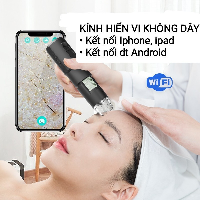 Kính hiển vi kết nối không dây độ phóng đại 1000X W06 (Chất lượng cao ...