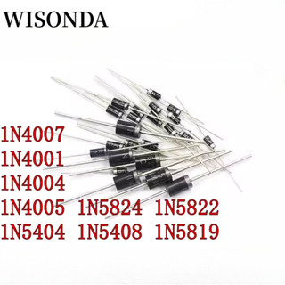 100 】 1N4007 1N5819 1N4001 UF4004 UF4007 FR107 FR157 FR207 1N4004 1N4937 HER107 RL207 1N5817 ...