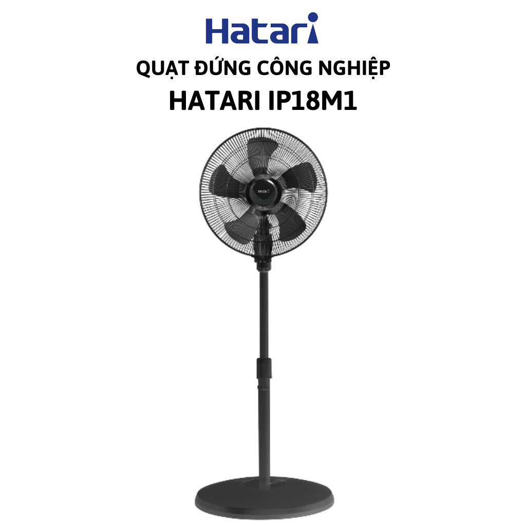 Quạt Cây Công Nghiệp Thái Lan Hatari IP18M1, Công Suất Lớn 114W, 5 Cánh ...