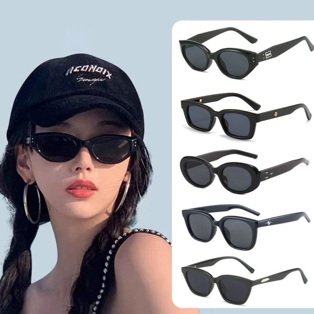 Kính râm gọng Balck thời trang nữ Kính râm chống nắng mùa hè Kính râm ...