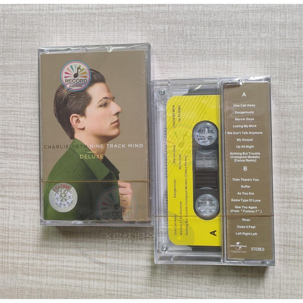 Thương hiệu mới Charlie Puth Nine Track Mind Cassette Tape POP | Shopee ...