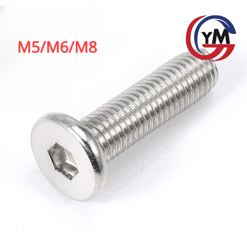[Ymh1] Bu lông M5/M6/M8 lục giác chìm INOX 304 đầu bằng | Shopee Việt Nam