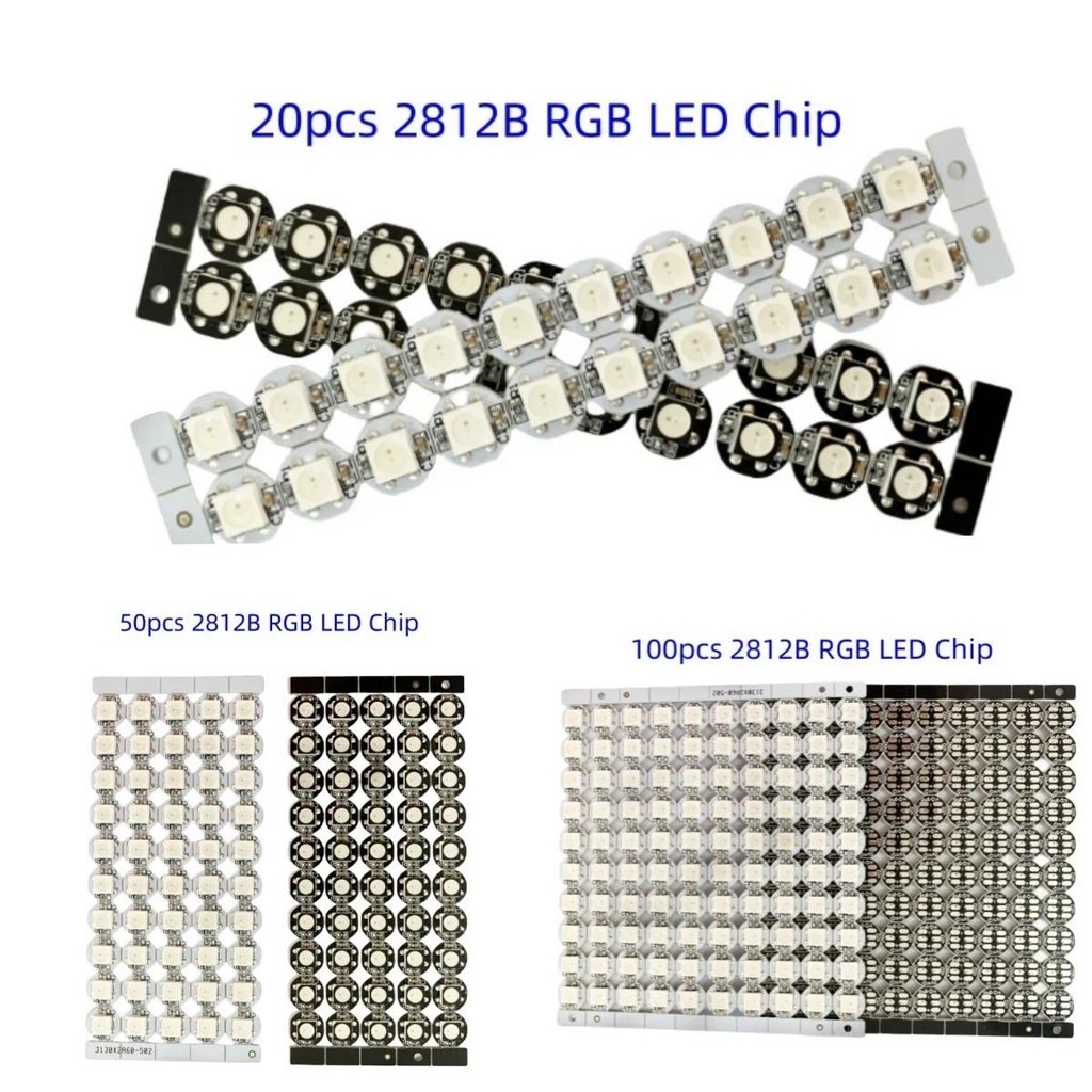 20 / 50 / 100 Chiếc DC5V WS2812B Hạt LED có thể định vị riêng WS2811IC ...