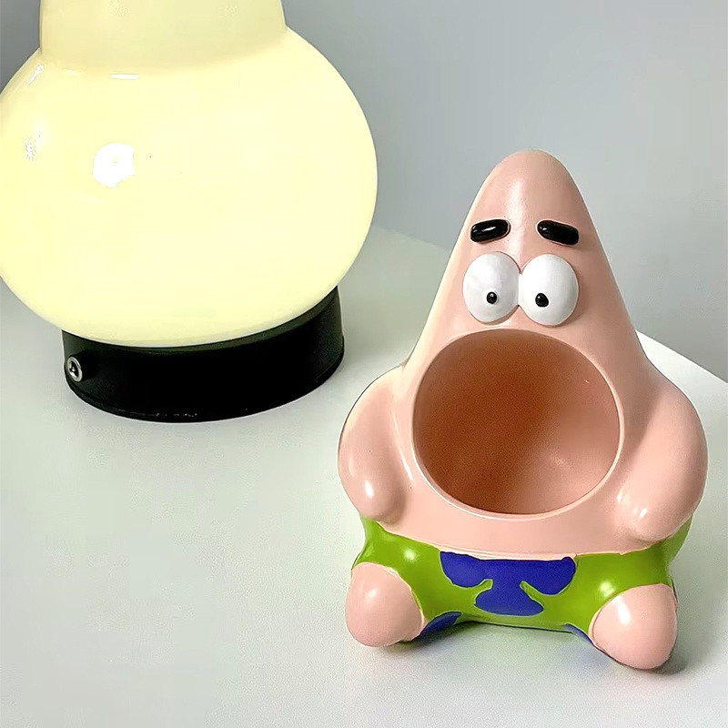 Phim hoạt hình Patrick Storage Bucket Máy tính để bàn Hộp đựng bút đa ...