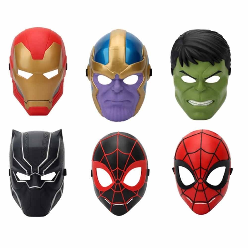 Marvel Spider-Man Iron Man Thanos Hulk Panther Hero Mask | Shopee Việt Nam
