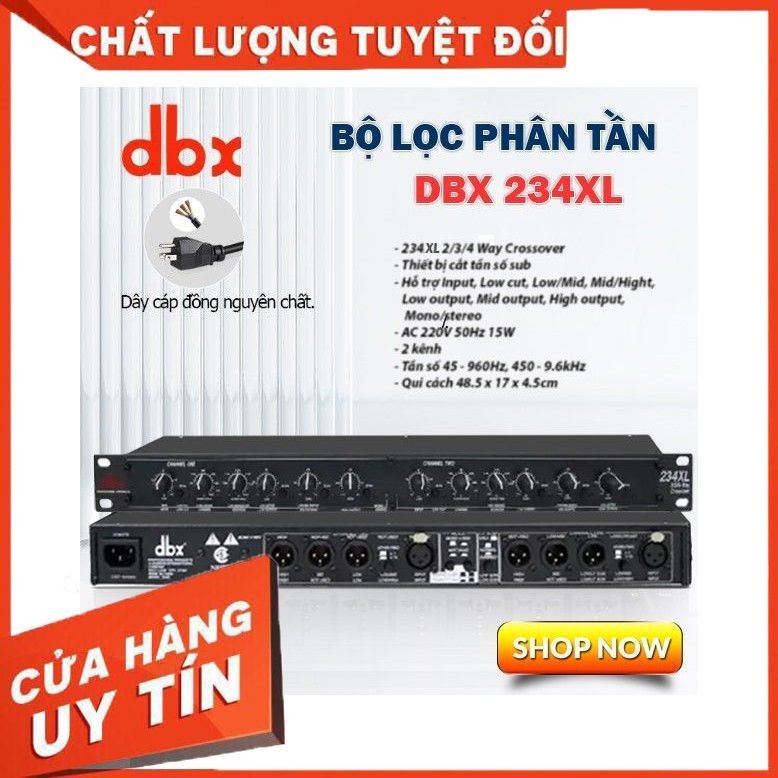 Thiết bị chỉnh âm Crossover DBX-234xl cắt tần số cho dàn âm thanh chuyên nghiệp | Shopee Việt Nam