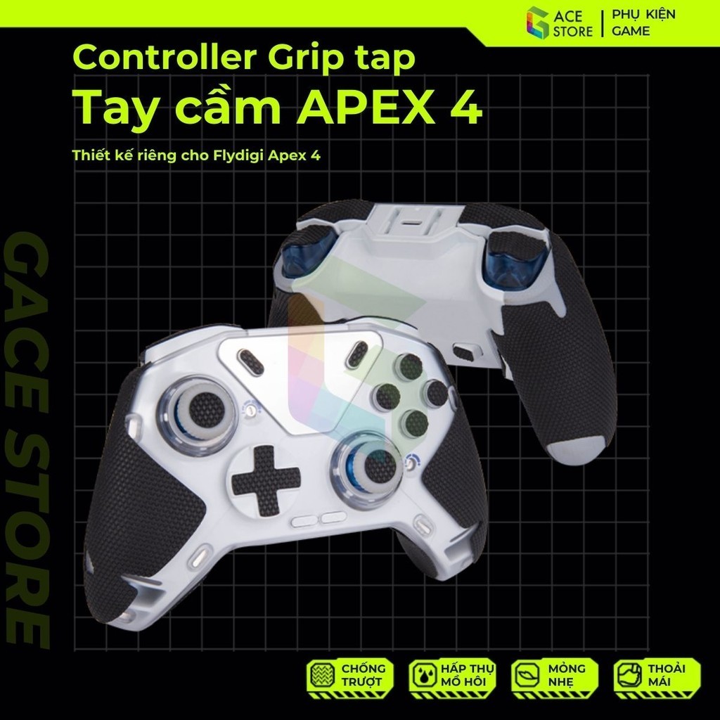 Miếng Dán Grip Tape 3M Chống Trượt Cho Tay cầm Flydigi Apex 4 Full Bộ ...