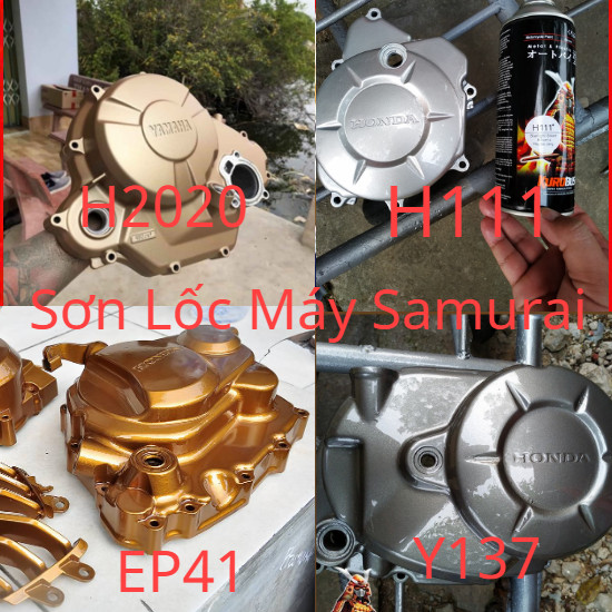 [Chuyên Sơn Lốc Máy - Động Cơ ] Sơn xịt Samurai Y124 , Y137 , EP876 ...