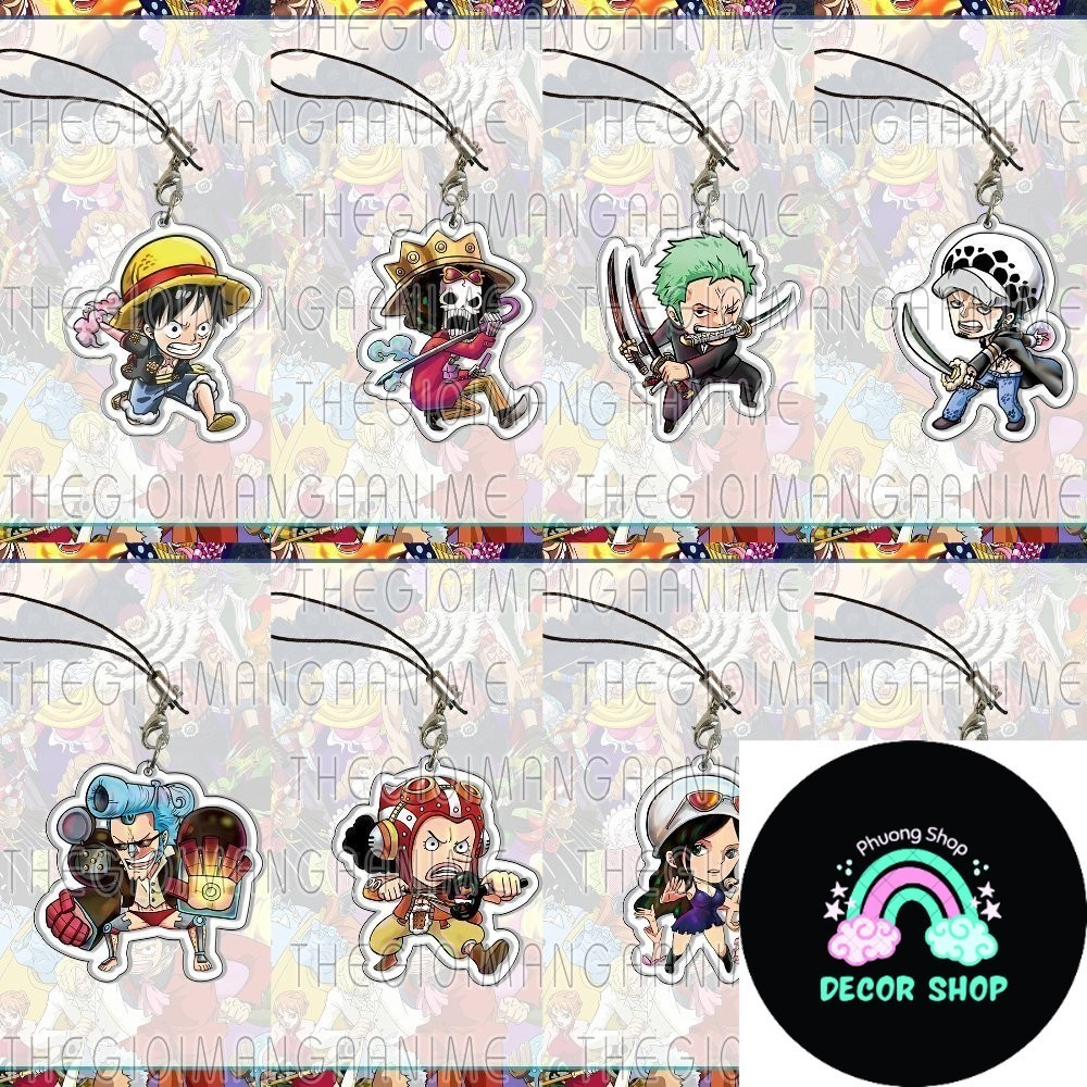 Móc dây treo điện thoại ONE PIECE ver SUNNY Đảo hải tặc anime chibi ...