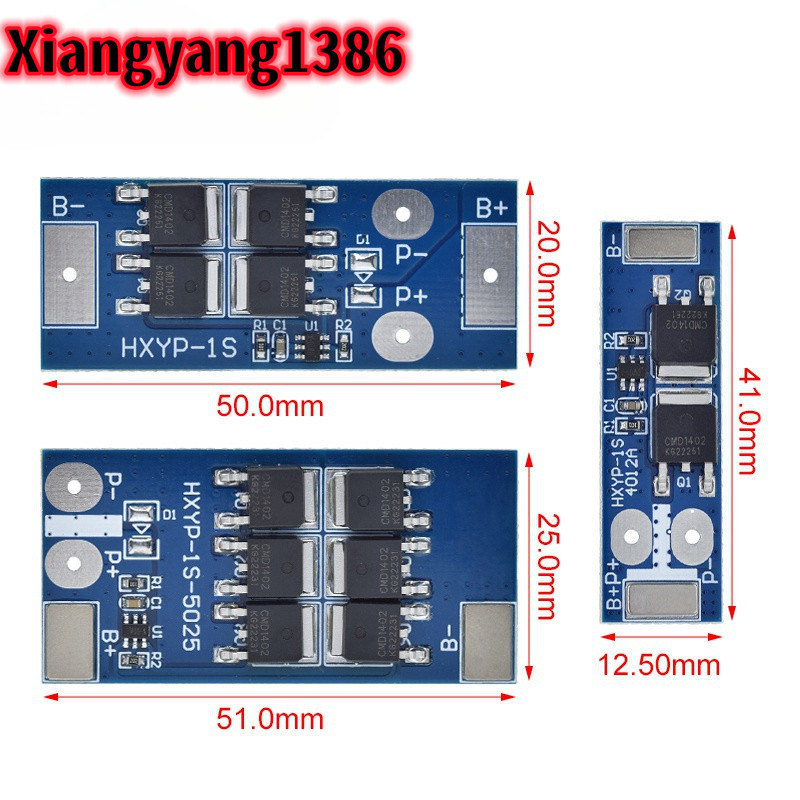 Bms 1S 12A 16A 24A 3.7V LiFePO4 Bảng bảo vệ pin Lithium 18650 4.2V Điện ...