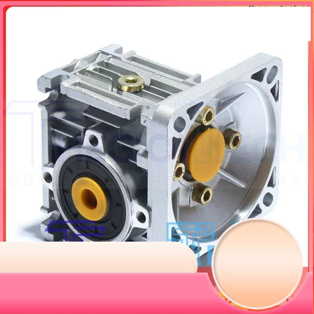 TH Hộp số giảm tốc NMRV RV 030 040 050 động cơ bước Hybrid Step Servo AC Motor size 57 60 80 86 ...