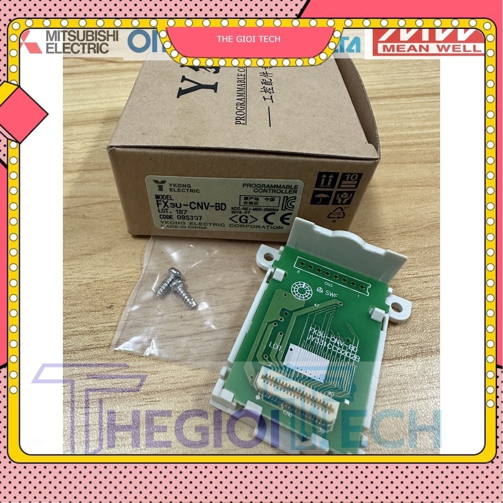 Module Truyền Thông Mitsubishi FX2N/FX3U/FX3G | FX1S-232-BD/FX3SA-422/FX1N-485-BD | RS232/RS485 ...