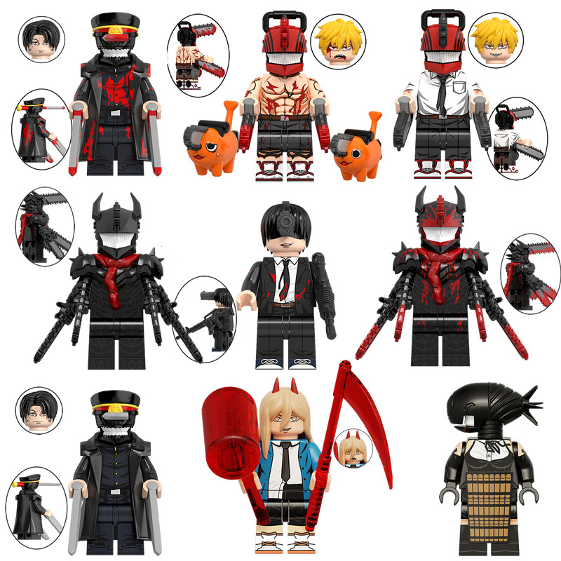 Khối xây dựng quỷ Tương thích với Lego Chainsaw Man 2 Pochita ...