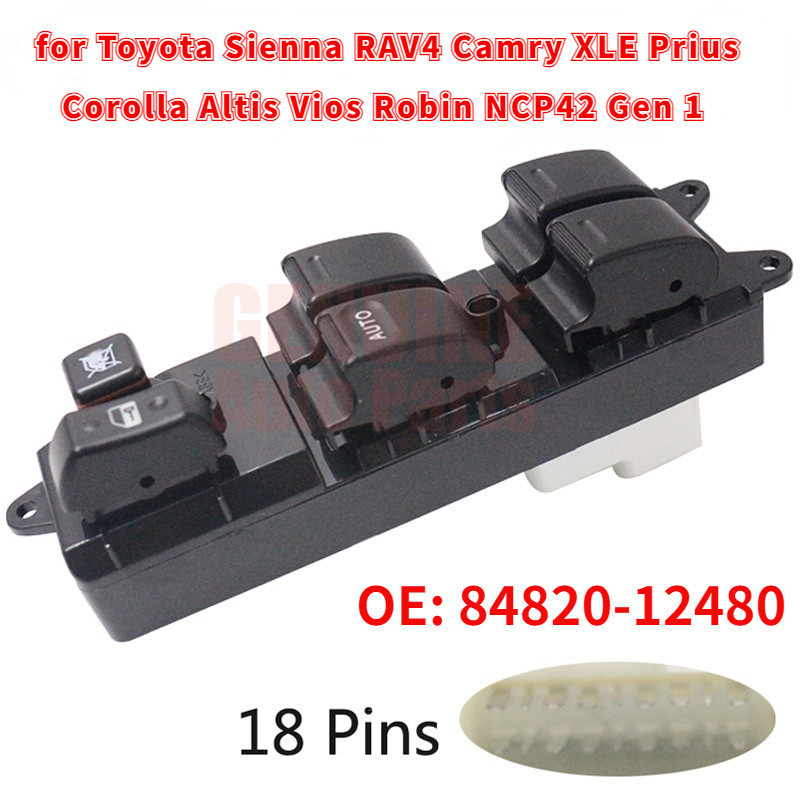Công tắc điều khiển cửa sổ Power Master cho Toyota Sienna RAV4 Camry ...