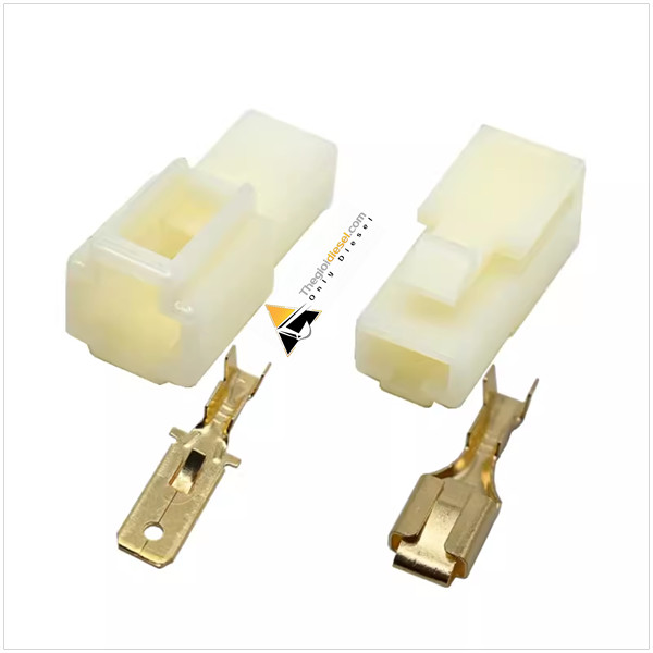 Giắc nối dây điện kèm cos đồng 6.3 1P/2P/3P/4P/6P/8P chống cháy | Shopee Việt Nam