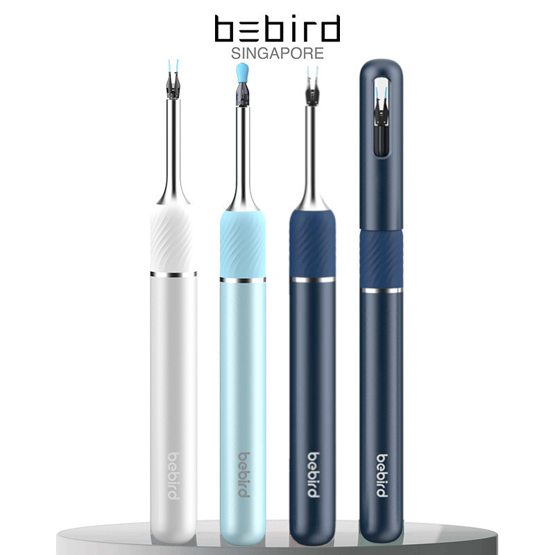 Bebird Note5 Dụng cụ tẩy rửa tai 3 trong 1 có nhíp Tai Camera 6 đèn LED ...
