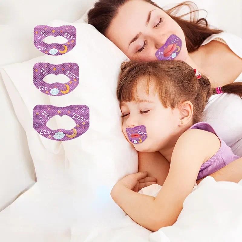 30 Miếng Dán Chống Ngáy Trẻ Em Người Lớn Ngủ Đêm Môi Mũi Thở Cải Thiện ...