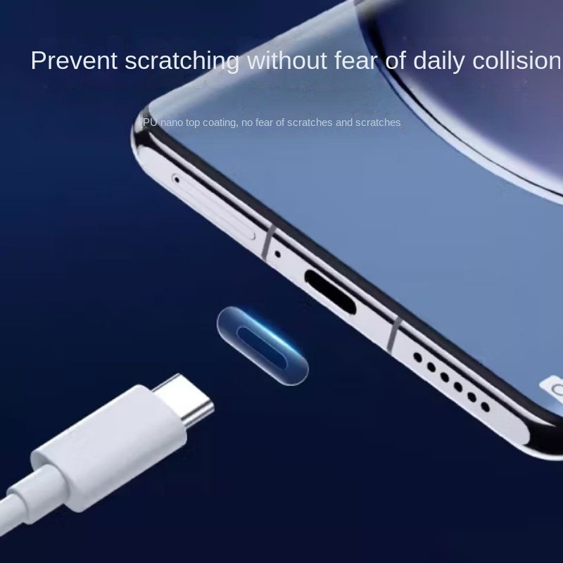 Cổng sạc Bảo vệ trong suốt cho Samsung Galaxy S24 S23 S22 S21 A55 A15 và Android Type C khác 10 ...