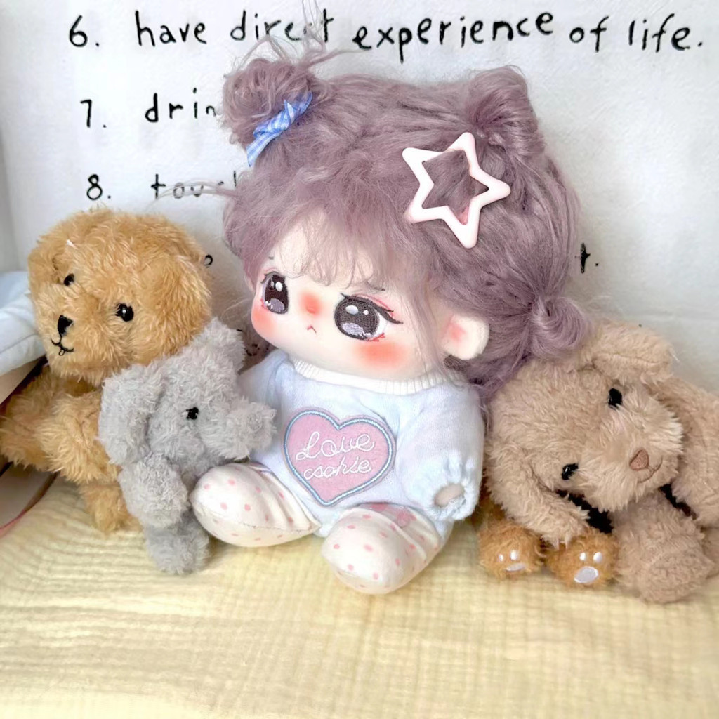 【Bingo】Búp bê cotton 20cm, búp bê mặc đồ dễ thương, đồ chơi có bộ xương ...