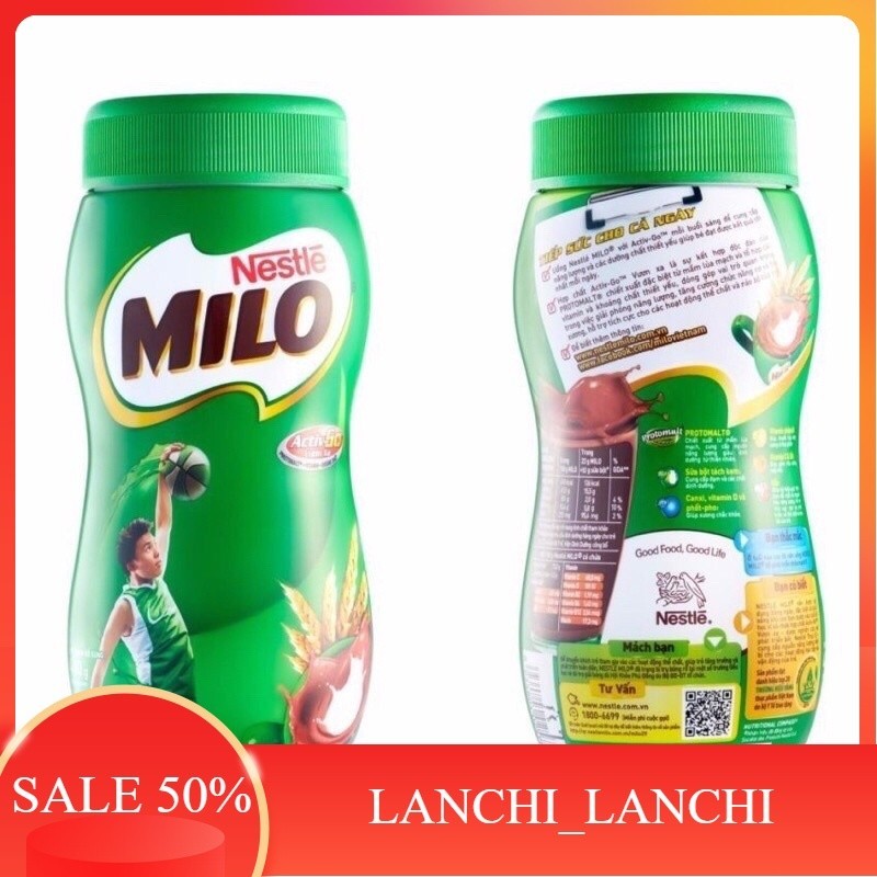Sữa bột Milo hộp nhựa 400g chính hãng Siêu Thị Lan Chi | Shopee Việt Nam