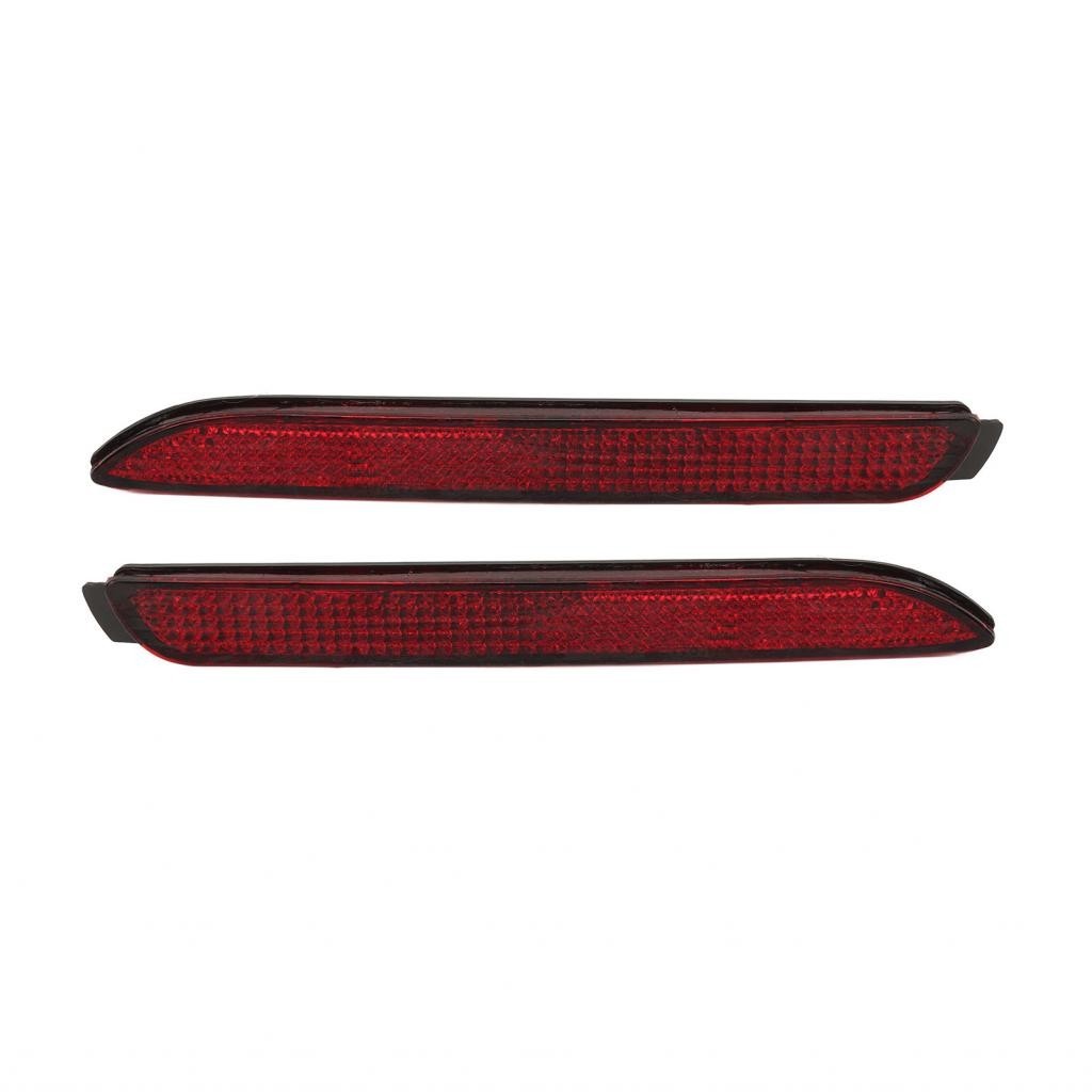 Coo Side Marker Reflector Waterproof Durable Red Lens Rear Bumper ...