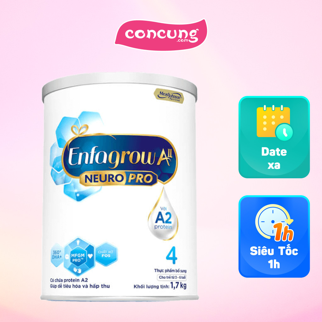 Thực phẩm bổ sung Enfagrow AII Neuropro 4 cho trẻ từ 3-6 tuổi 1.7KG | Shopee Việt Nam
