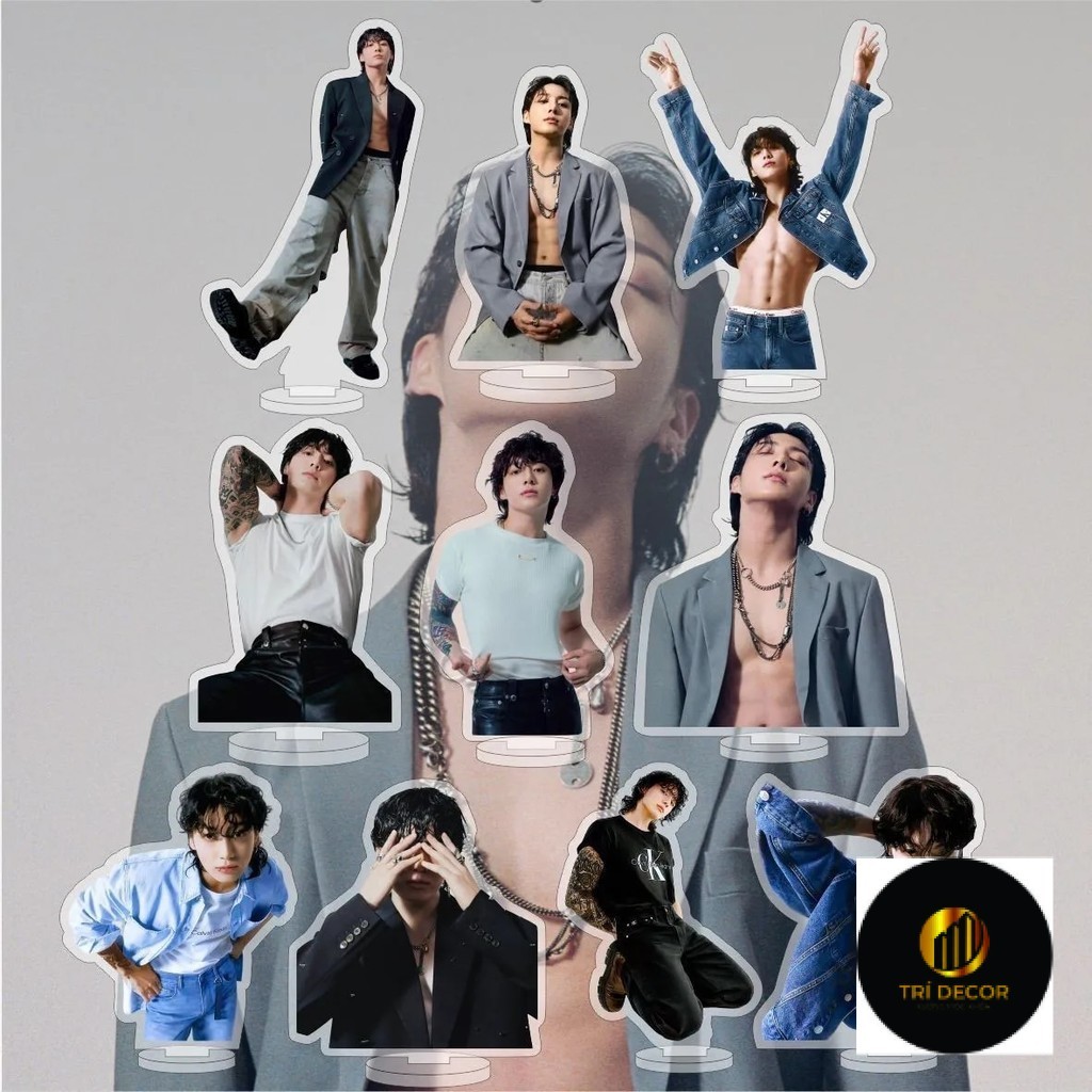 Mô hình Standee Kpop Idol Standee New Acrylic Jeon Jungkook BTS ...